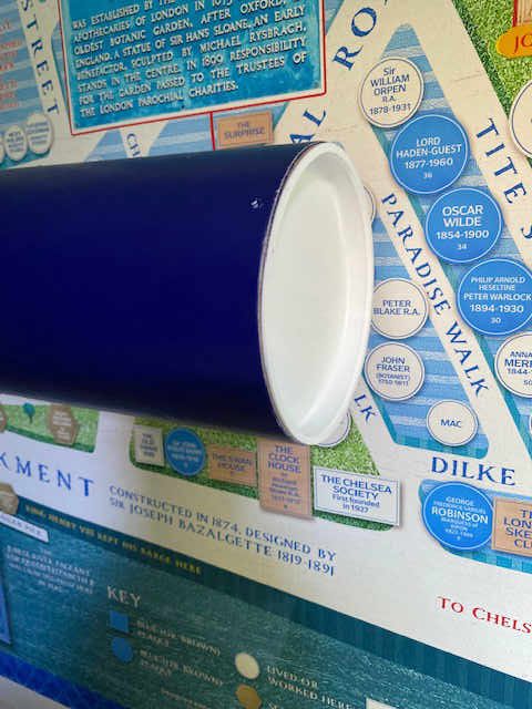 The Chelsea Riverside Map Print - Chelsea Riverside Map